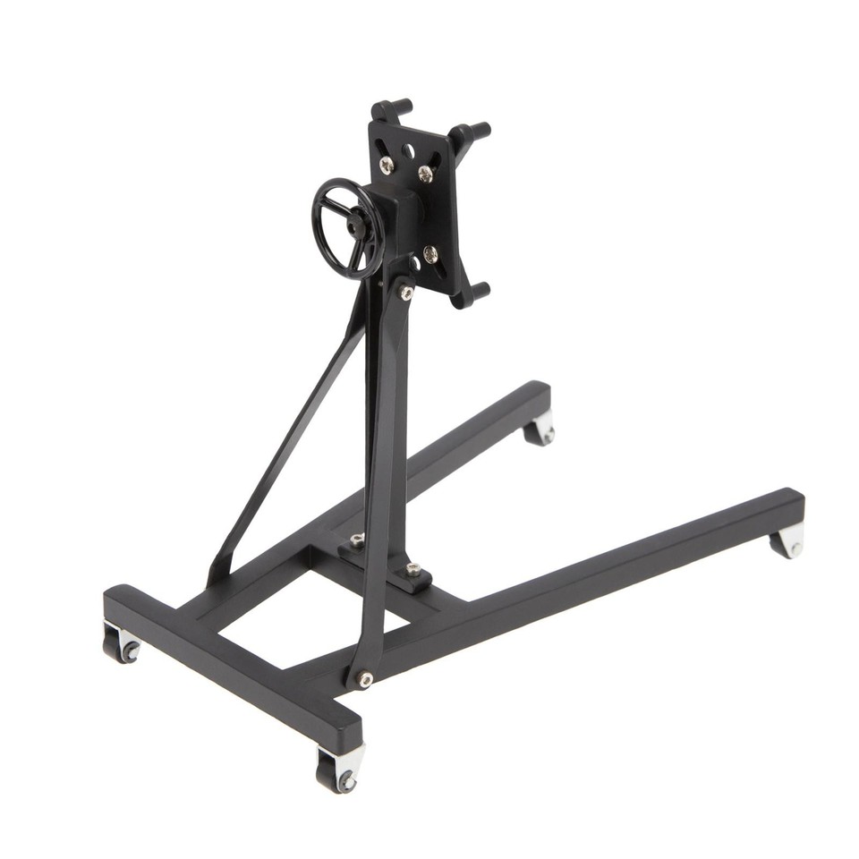 Black Aluminum Rotatable Engine Flip Repair Bracket Stand For 1/8 1/10 ...