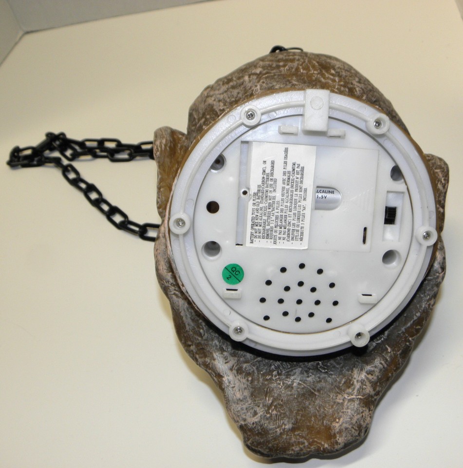 Zombie Shaking Talking Animated Head Halloween Decoration Prop | eBay