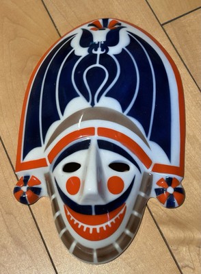 Sargadelos Porcelain Cigarrón Mask / Wall / Table decor Spain Defensive ...