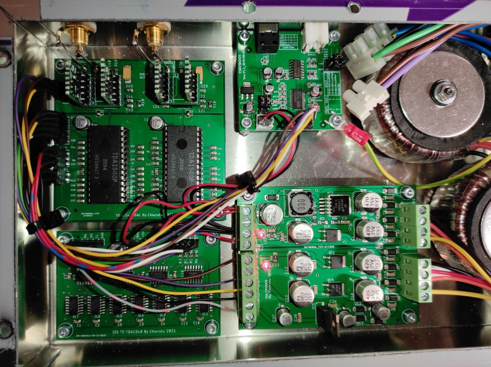 TDA 1540 converter DAC Board PCB TDA1540 I/V NO OP | eBay