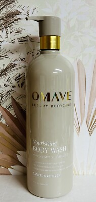 Omave ~ Santal & Vetiver Nourishing Body Wash w/ Coconut Oil & Vitamin ...