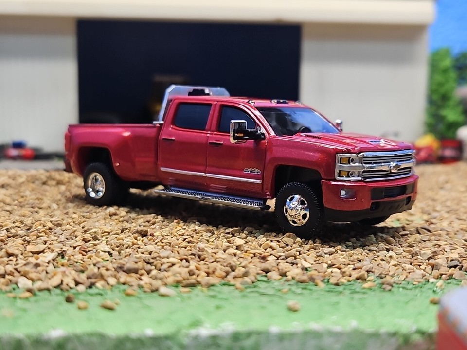 CUSTOM Greenlight 2018 Chevrolet Silverado 3500 HD TRUCK CHEVY DUALLY ...