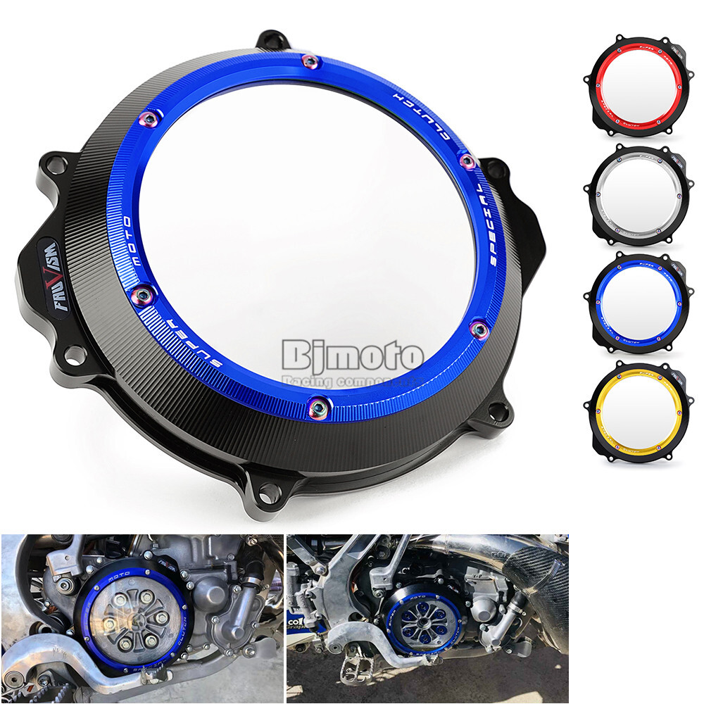CNC Racing Clear Clutch Cover For Yamaha YZ250 1999-2020 YZ250X 2016 ...
