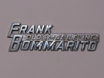 Vintage Frank Bommarito Oldsmobile St. Louis Missouri Metal Dealer ...