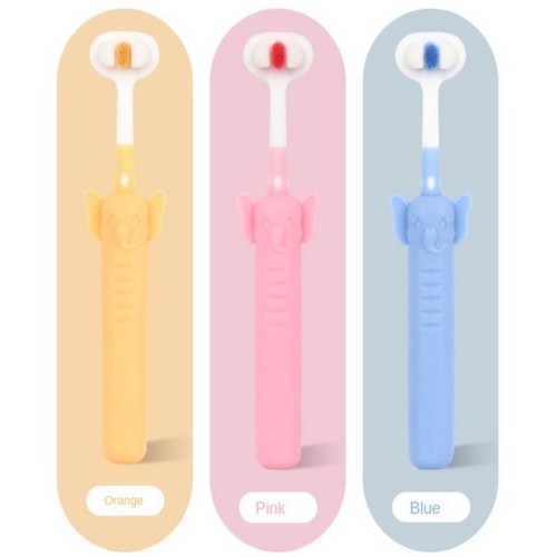 Soft Fur V-shaped Three-sided Toothbrush Student | eBay