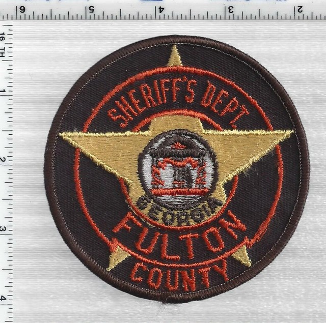 Fulton County Sheriff's Dept (Georgia) 1st Issue Shoulder Patch | eBay