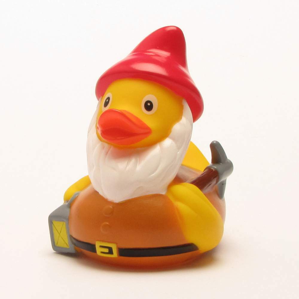 Rubber Duck Bath Duck Dwarf with lantern Ducky Rubber Duckie ...
