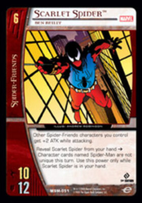 VS System: Scarlet Spider, Ben Reilly [Played] Marvel Web of Spider-man ...