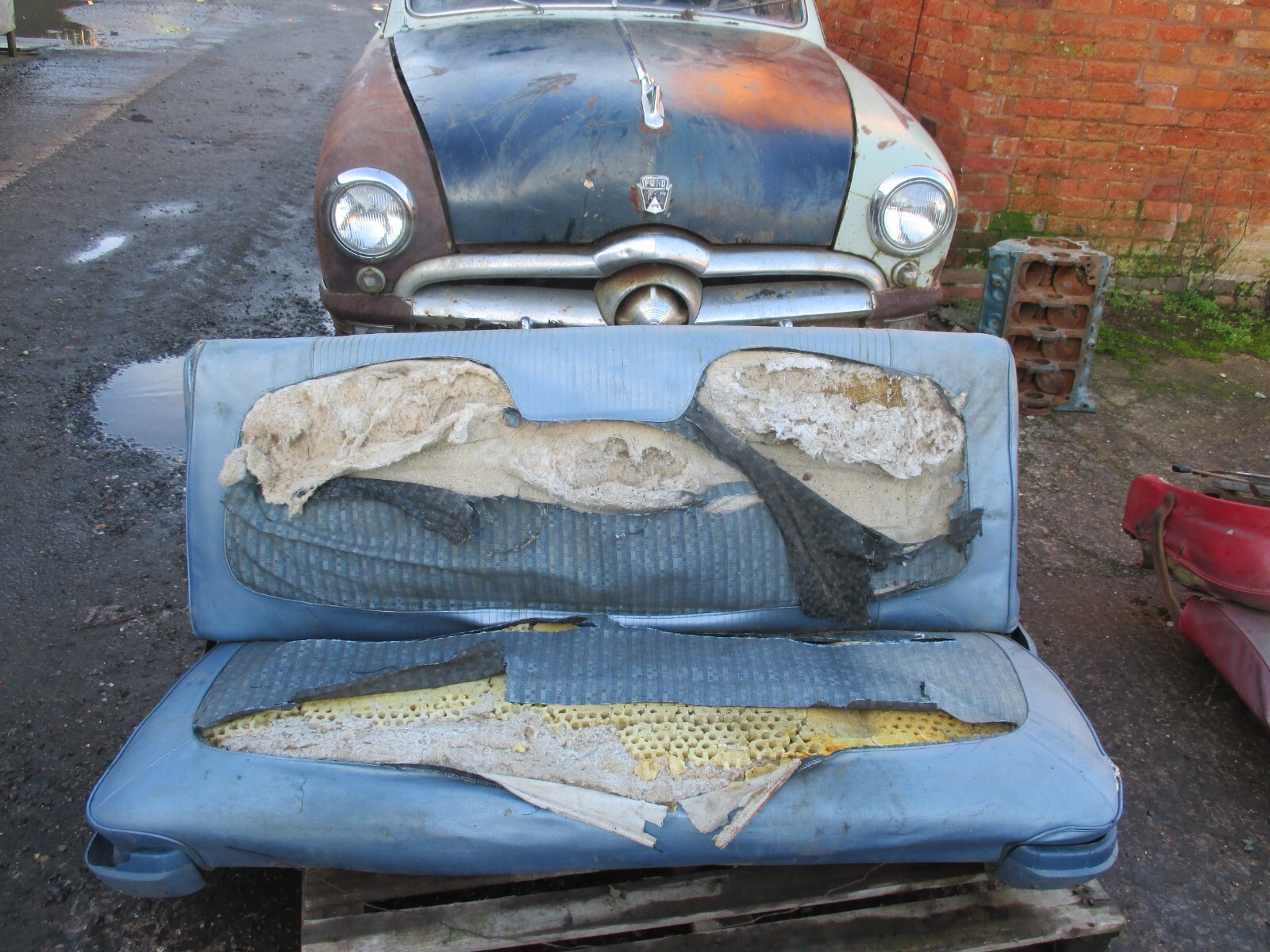 AMERICAN CAR FRONT BENCH SEAT HOT ROD | eBay UK