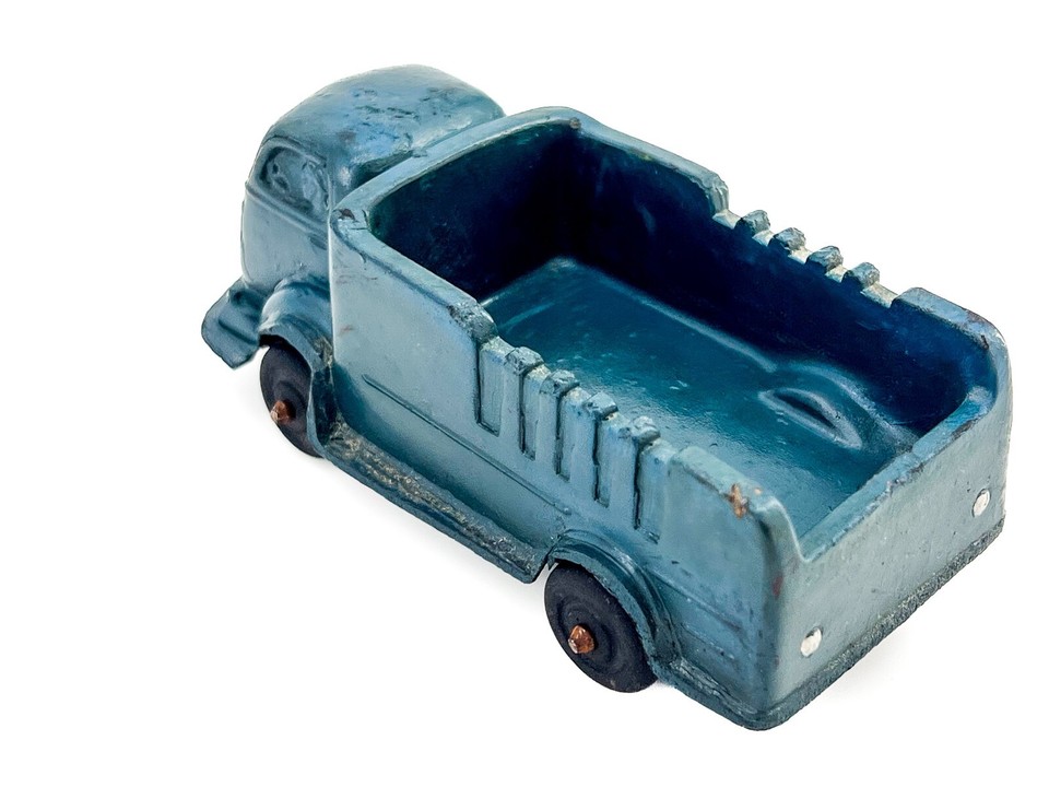 Vtg Auburn Rubber Toy Truck Blue Orig Paint 1937 International COE Man ...