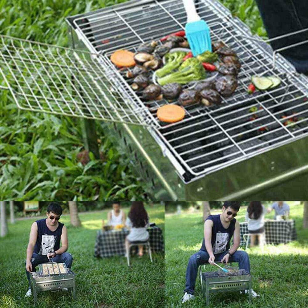 Barbecue Barbecue Net Silvery Vegetable Clip New BBQ Tools Camping | eBay