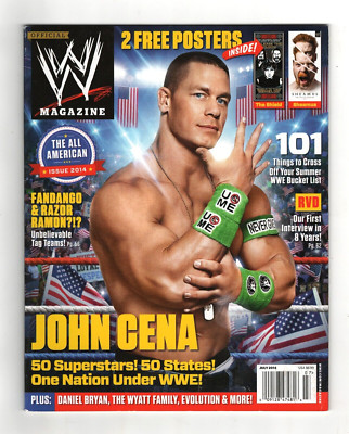July 2014 WWE Wrestling Magazine – John Cena Cover A4887 | eBay