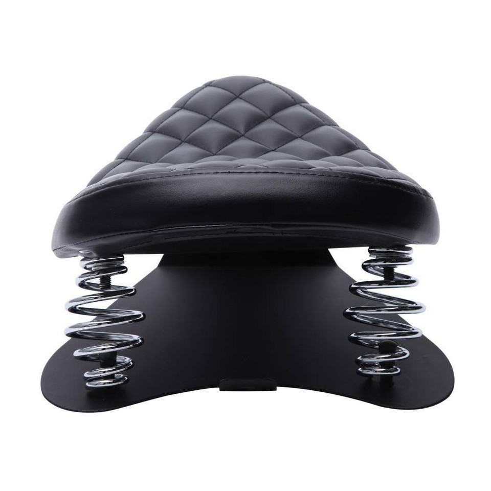 Motorcycle 3" Spring Solo Seat Saddle W/ Base Plate For Yamaha Road ...