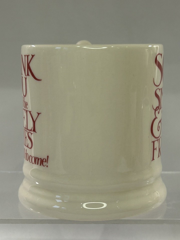 Emma Bridgewater Pink Soul Sisters & Best Friends 1/2 Pint Mug Made In ...