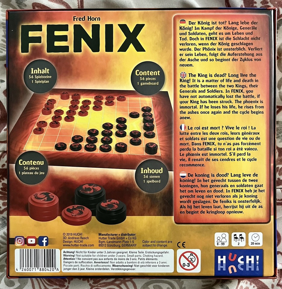 Fenix Board Game - Rio Grande Games | eBay