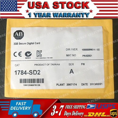NEW Allen-Bradley 1784-SD2 Secure Digital Memory Card 2GB 1784SD2 US Free Tax | eBay