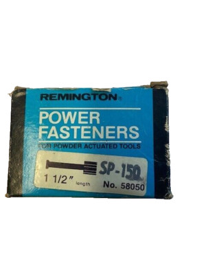 Remington Power Fasteners SP150 1/2" 100 pieces - NEW, FREE shipping | eBay