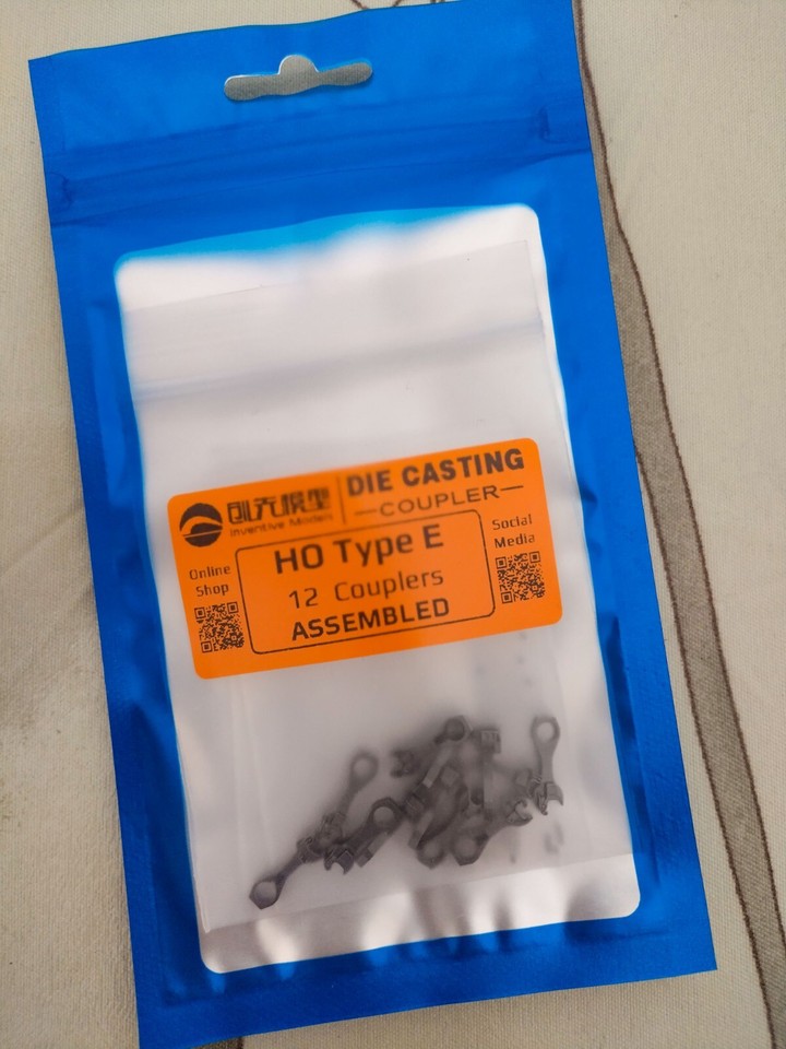 Version 2024 Die Casting HO Scale E Couplers - Bulk Pack - Inventive ...
