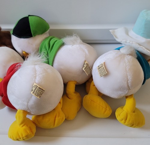 Duck Tales Huey, Dewey Louie Plush 12" Stuffed Animals Toy Vintage 1986 ...