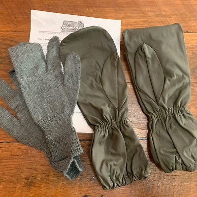 Swiss Military Surplus Winter Mitten With Wool ? Liner Cold Weather ...