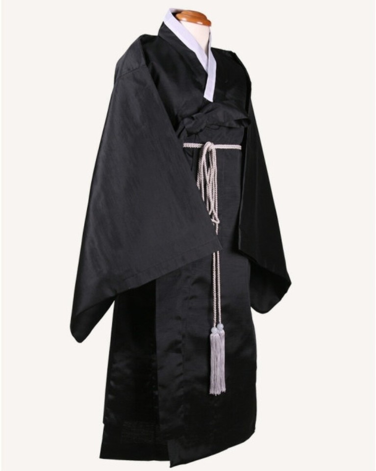 Korean traditional Men outer coat garment Durumagi Hanbok | eBay