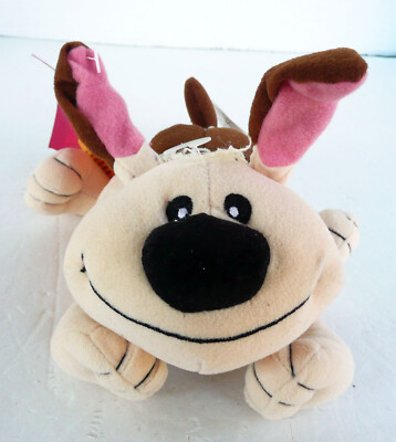 VINTAGE WALT DISNEY MULAN SOUND LITTLE BROTHER DOG PLUSH BEAN BAG W/TAG ...