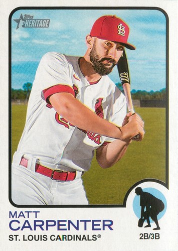 Matt Carpenter 2022 Topps Heritage Baseball Card #402 St. Louis ...