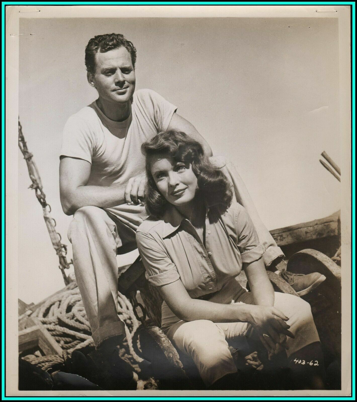 MARI ALDON & STEVE COCHRAN in "The Tanks are Coming" - Original Photo ...