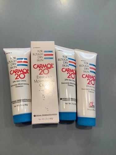 3 Carmol 20 Enhanced Moisturizing Cream 3oz Each Hard to Find for sale ...