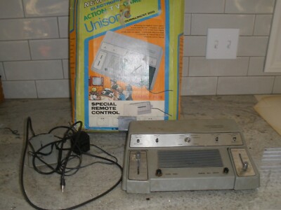 VINTAGE ELECTRONIC ACTION TV GAME UNISONIC TOURNAMENT 200 BOX UNTESTED ...