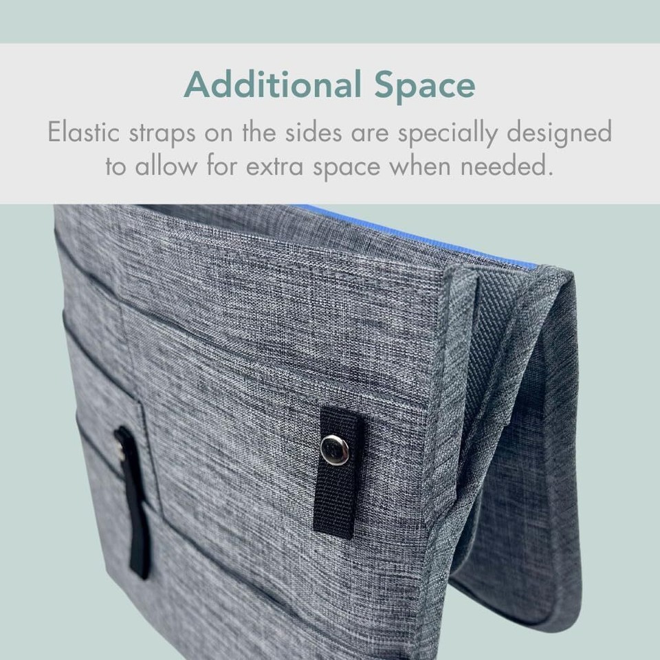 Airplane Pocket Organizer | Tray Table Cover | In Flight Seat Ash and ...
