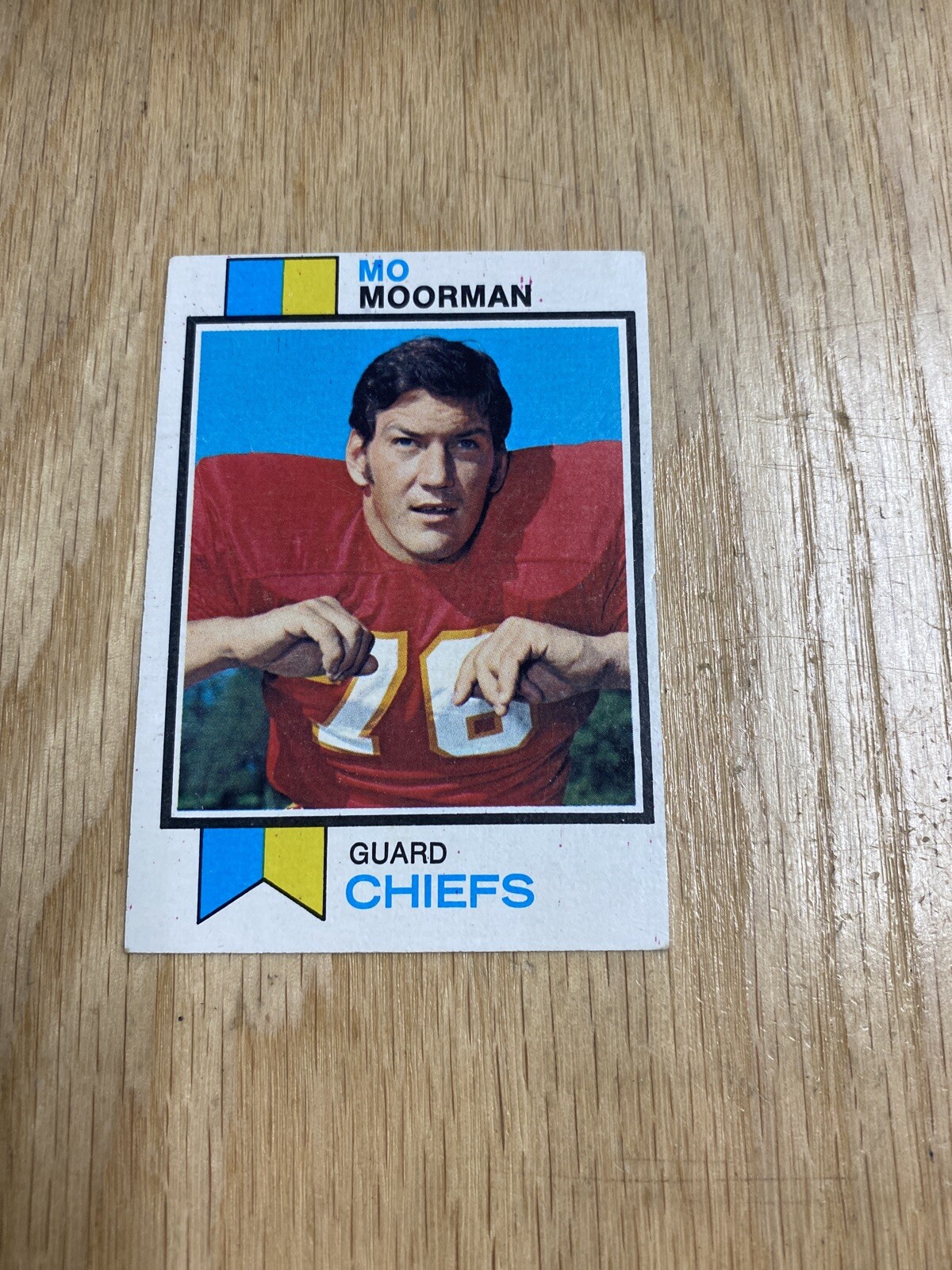 1973 Topps Football Mo Moorman Chiefs Card #84 | eBay