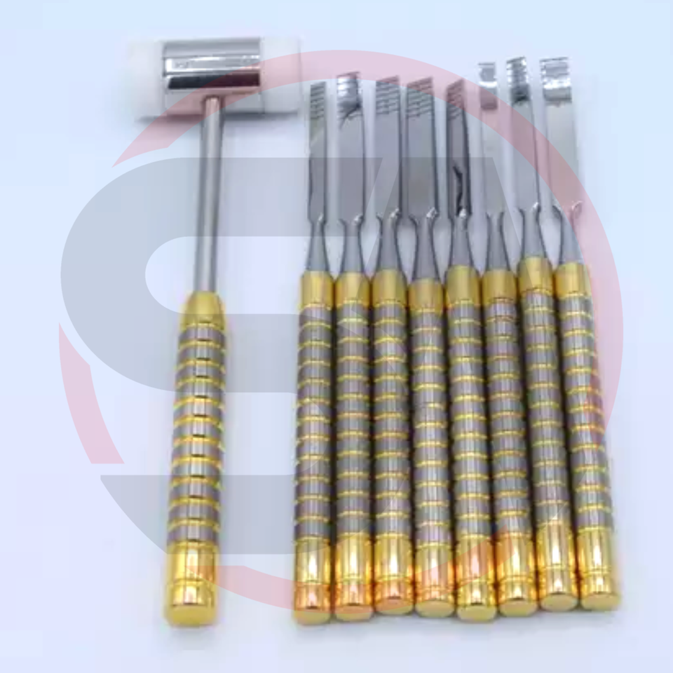 Dental Chisels Osteotome Surgery Straight & Curved Orthodontics ...