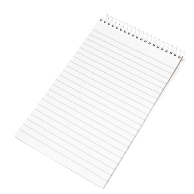 Shorthand Notebook 8" x 5" 160 Pages Feint Ruled Notepad - Bulk Buy ...