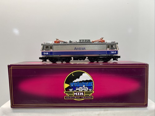 MTH PREMIER AMTRAK AEM-7 NON-POWERED ELECTRIC ENGINE DUMMY 20-5622-3 ...
