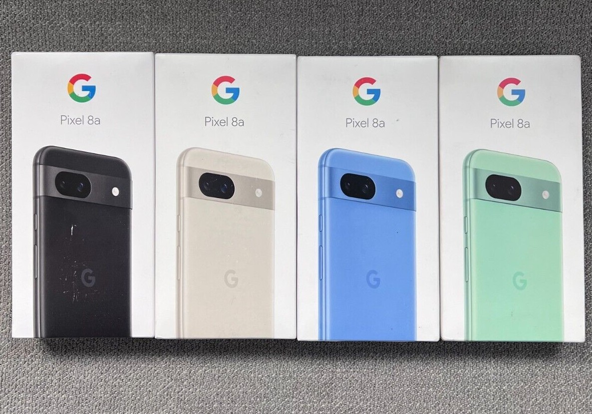 NEW! Google Pixel 8a - Unlocked - 128GB Android Smart Phone (All Colors)