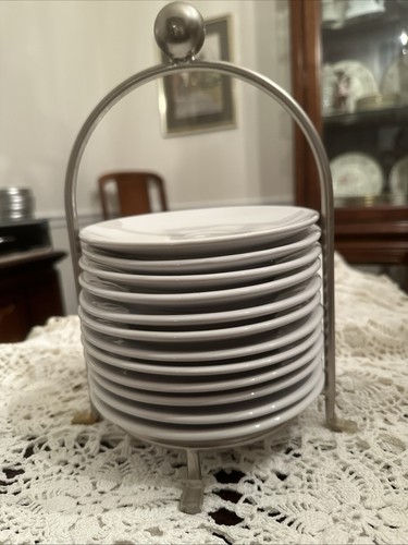 Pampered Chef Simple Additions Appetizer/Dessert Plate Caddy Set #2067 ...