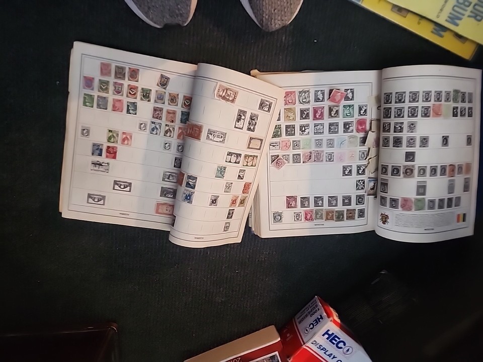 Vintage Ambassador Stamp Collection Album Stamps Inside WWII Lot Of 2 ...