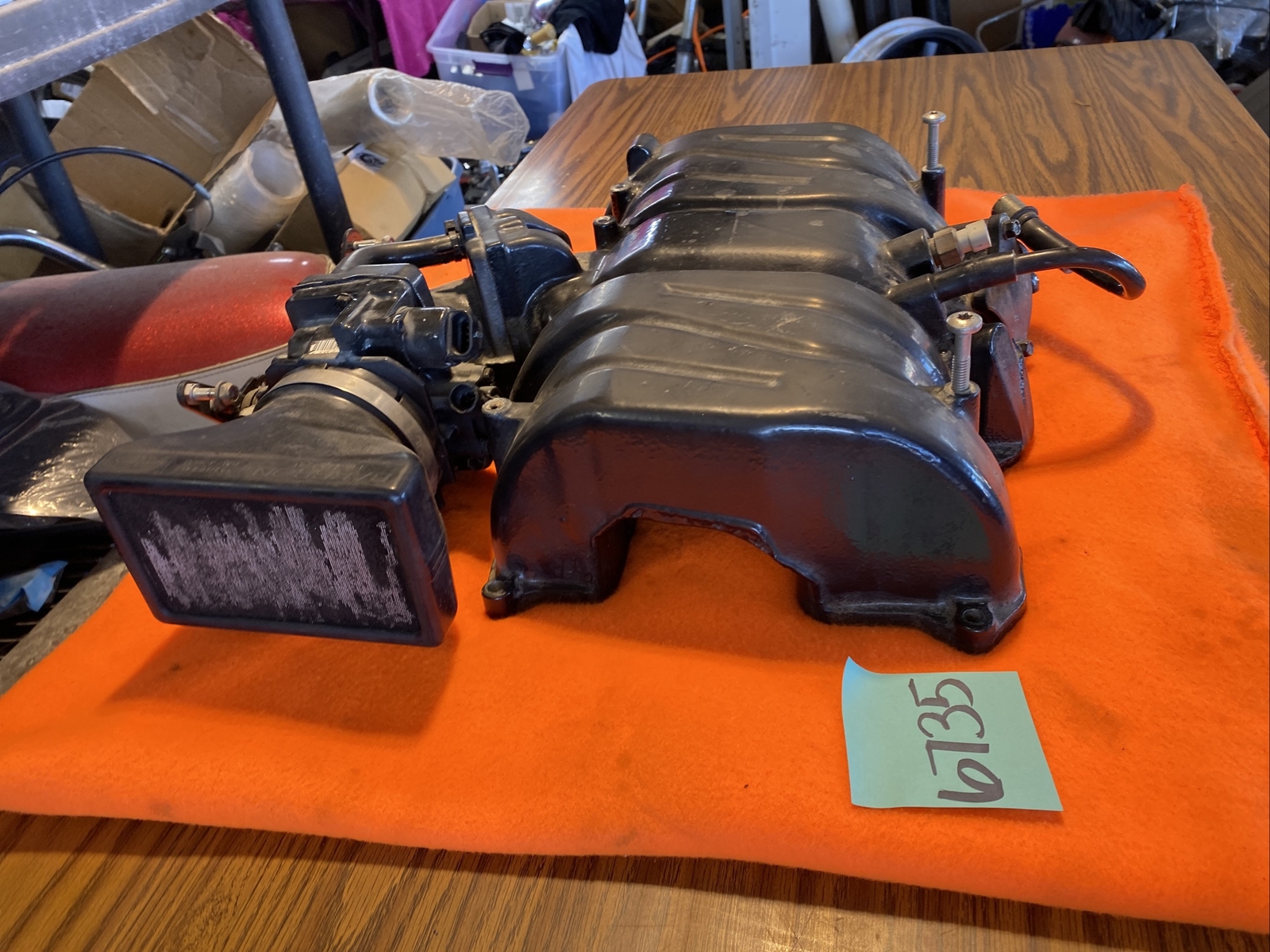 1996-2000 Chevy Pickup Mercruiser 7.4 Intake Upper BBC Throttle Body ...