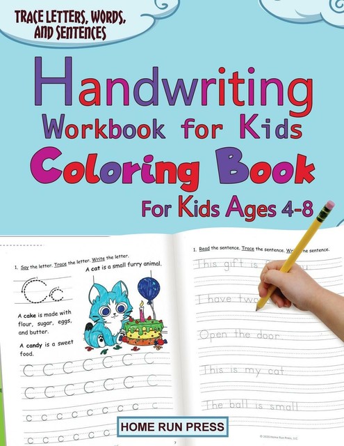 Handwriting Workbook for Kids Coloring Book for Kids Ages 4-8 von Llc ...