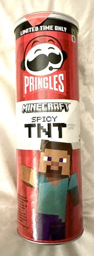Pringles Minecraft Spicy TNT Limited Edition Potato Chips. Collectable ...