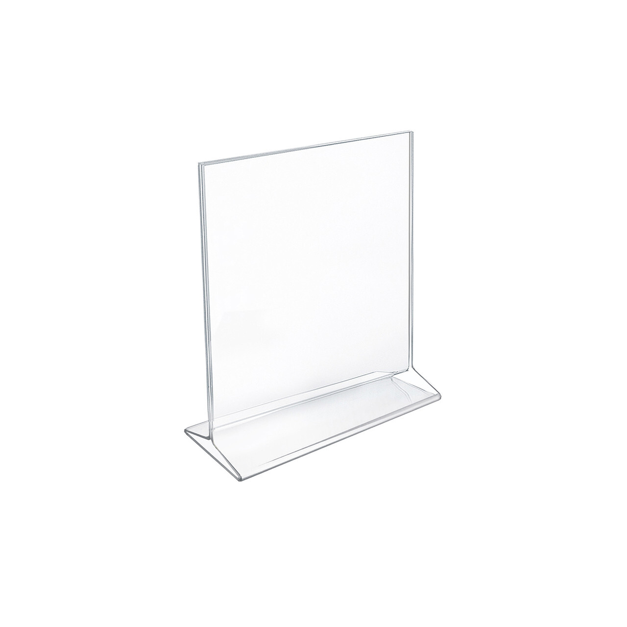 Azar Displays Top Loading Clear Acrylic T-Frame Sign Holder 5.5" Wide x ...