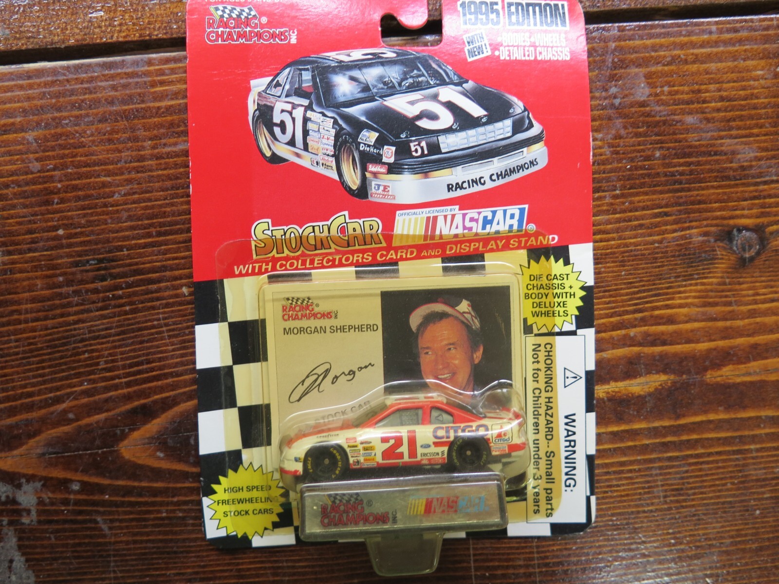 1995 MORGAN SHEPHERD #21 CITGO 1995 RACING CHAMPIONS STOCK CAR 1:64 | eBay