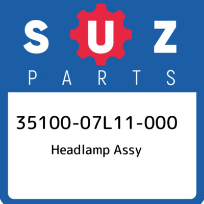 35100-07L11-000 Suzuki Headlamp assy 3510007L11000, New Genuine OEM ...