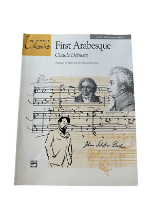 First Arabesque Claude Debussy Piano Solo Late Intermediate | eBay