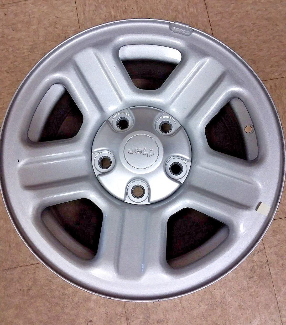 1 Jeep Wrangler 16'" 16x7 OEM Factory Original Steel Wheel Replacement ...