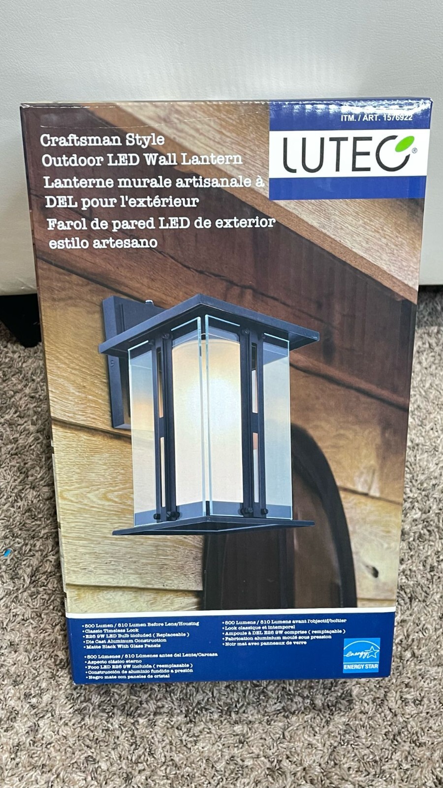 Lutec Craftsman Style Outdoor LED Wall Lantern ISC | eBay