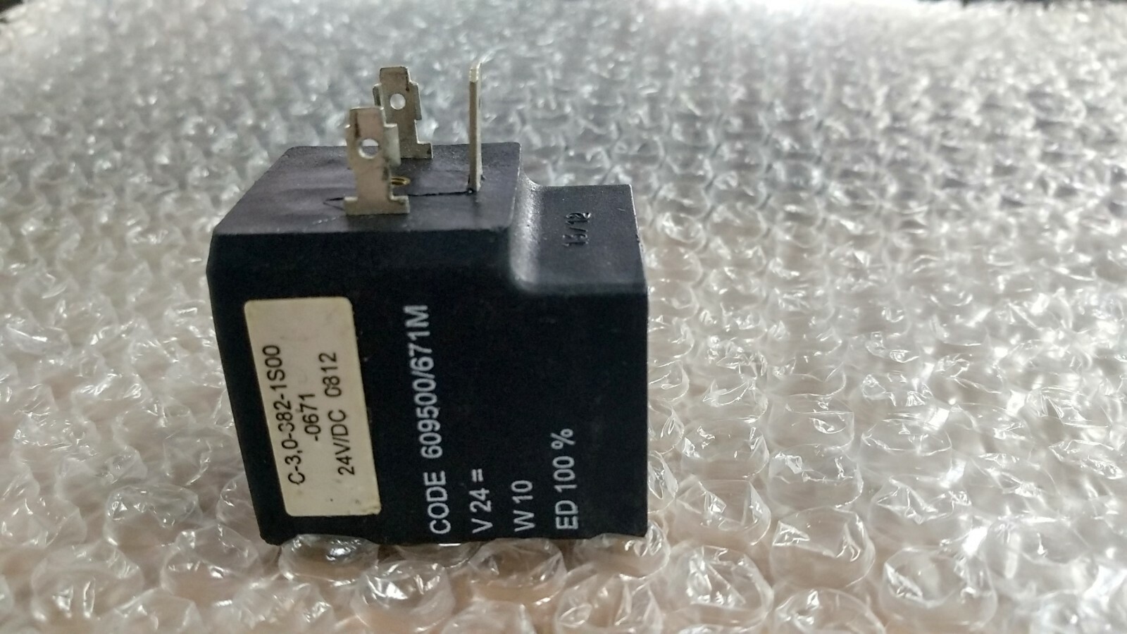 Lot of 2 MV Automation Systems CH-1290 Solenoid Valve Coil 24v DC 10W ...