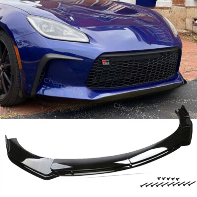For 22-24 Toyota GR86 Black Front Bumper Lower Lip Spoiler Splitter ...