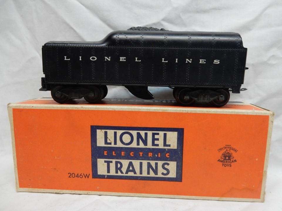 POSTWAR LIONEL LINES 2046W TENDER WITH WHISTLE in ORIGINAL BOX ...